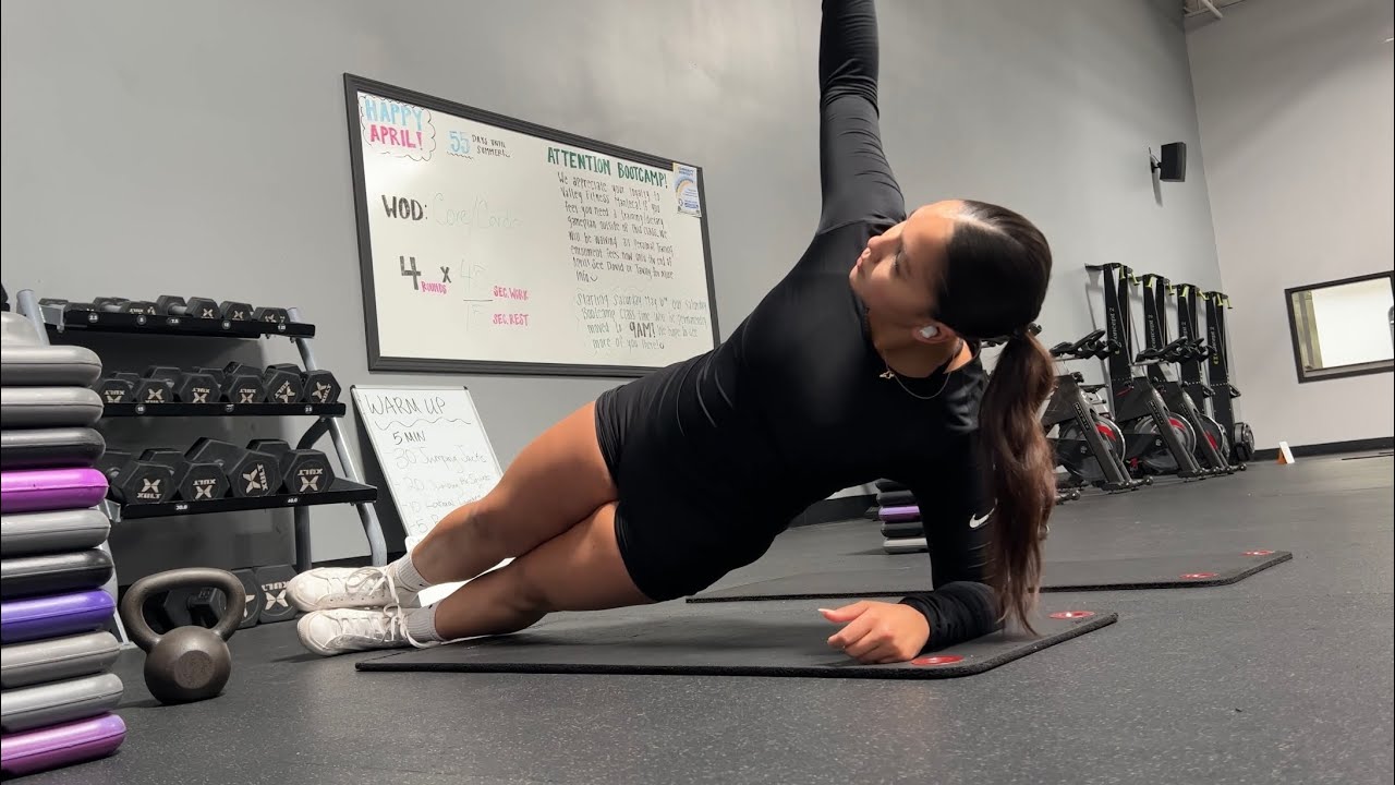 SIDE PLANK REACH THROUGH - YouTube