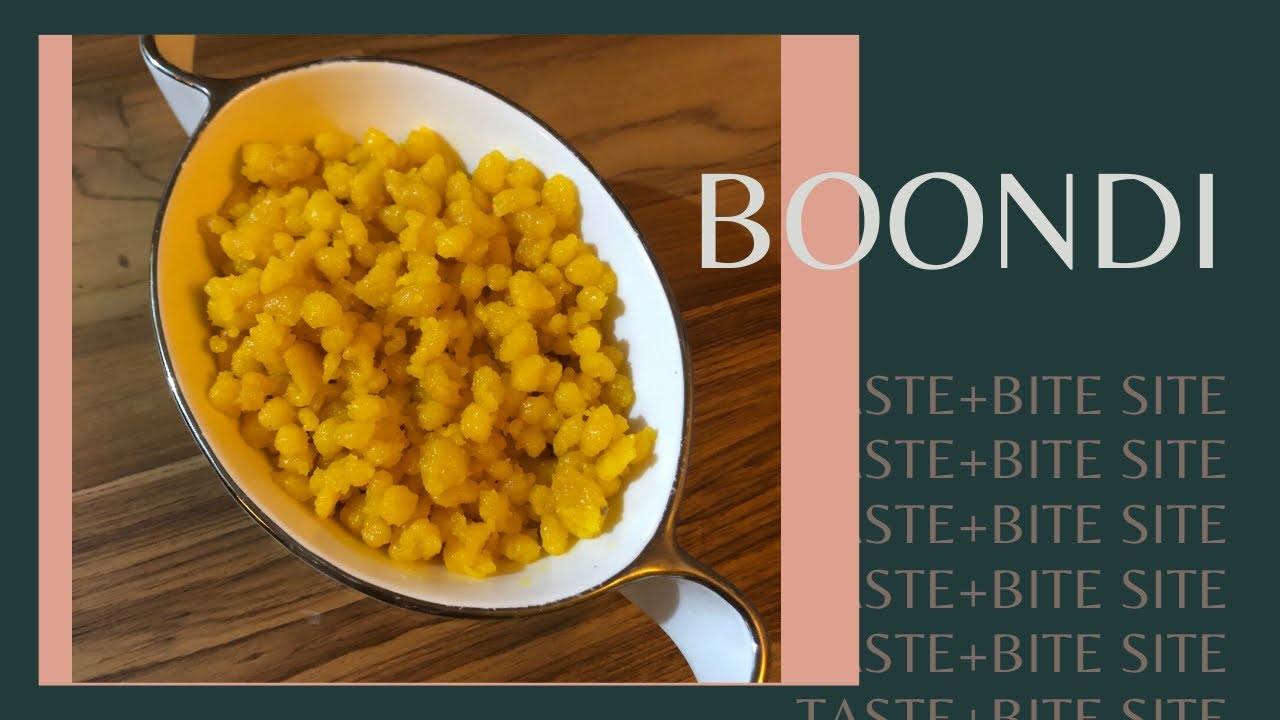 Boondi|Prasad Boondi|Sweet Boondi Recipe - YouTube