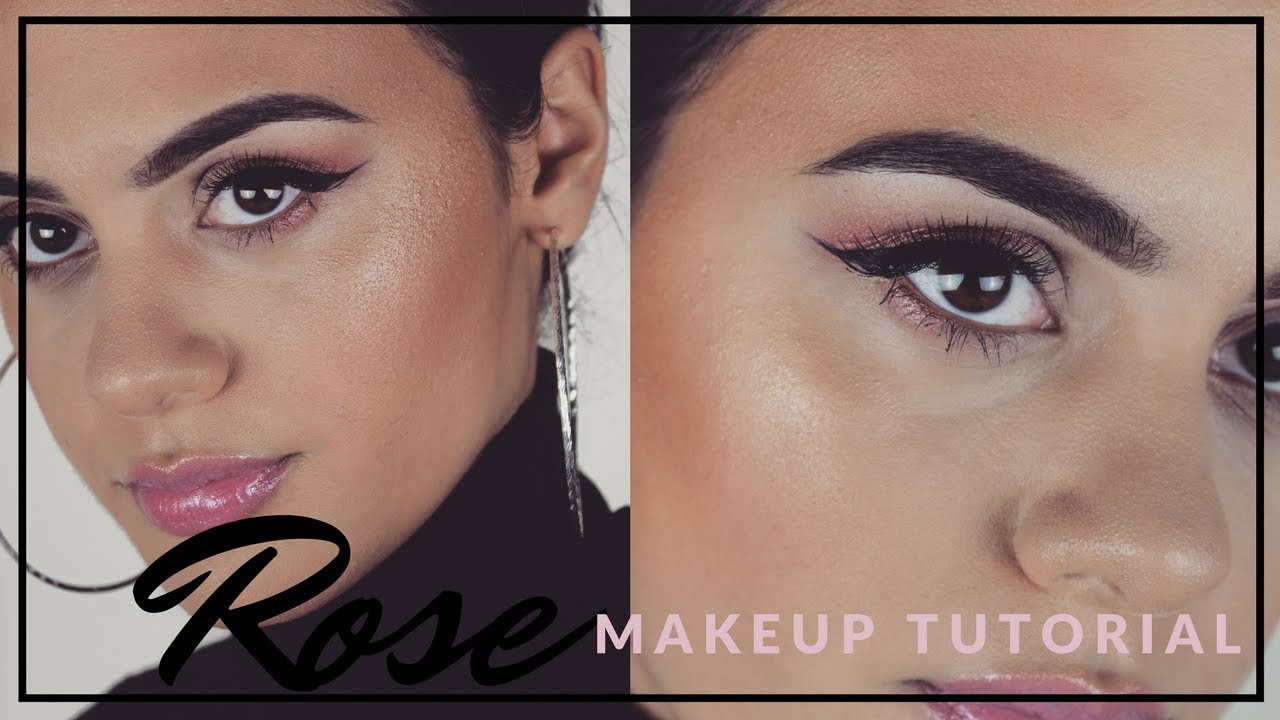 Rose Makeup Look Using MAC Pigments - YouTube