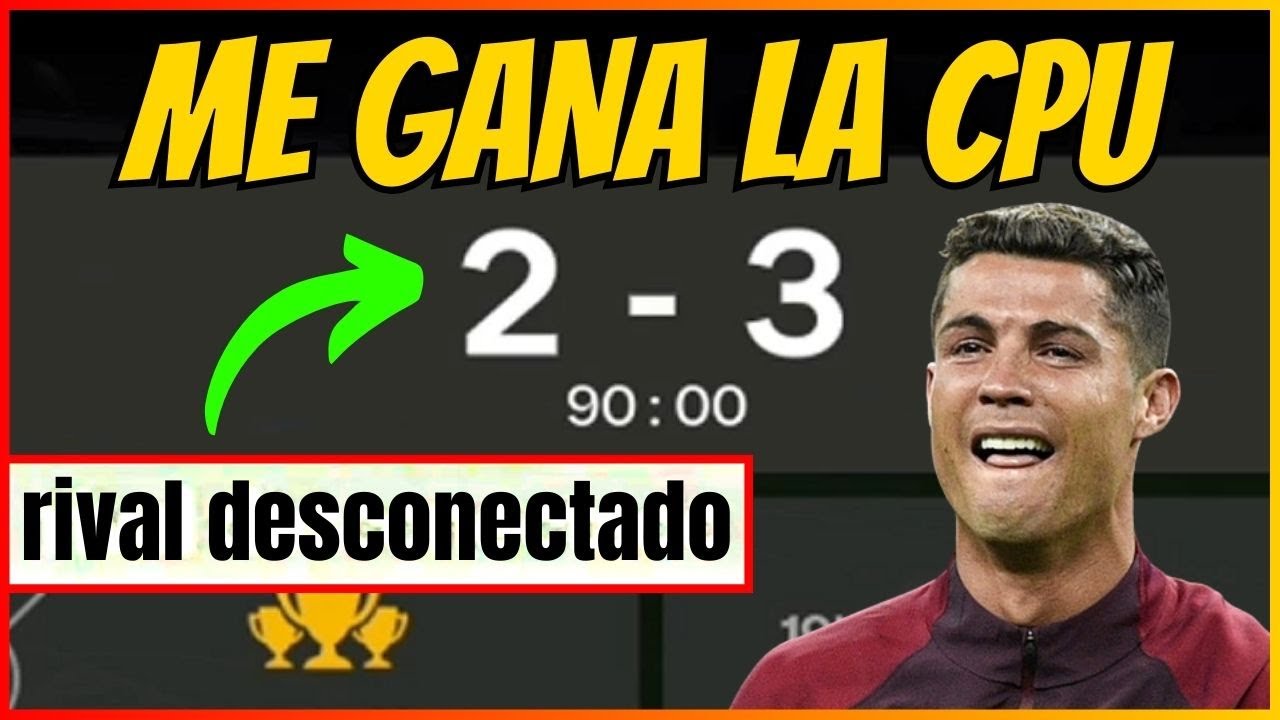 Jugador se sale y la CPU me termina ganando en FCMOBILE - YouTube