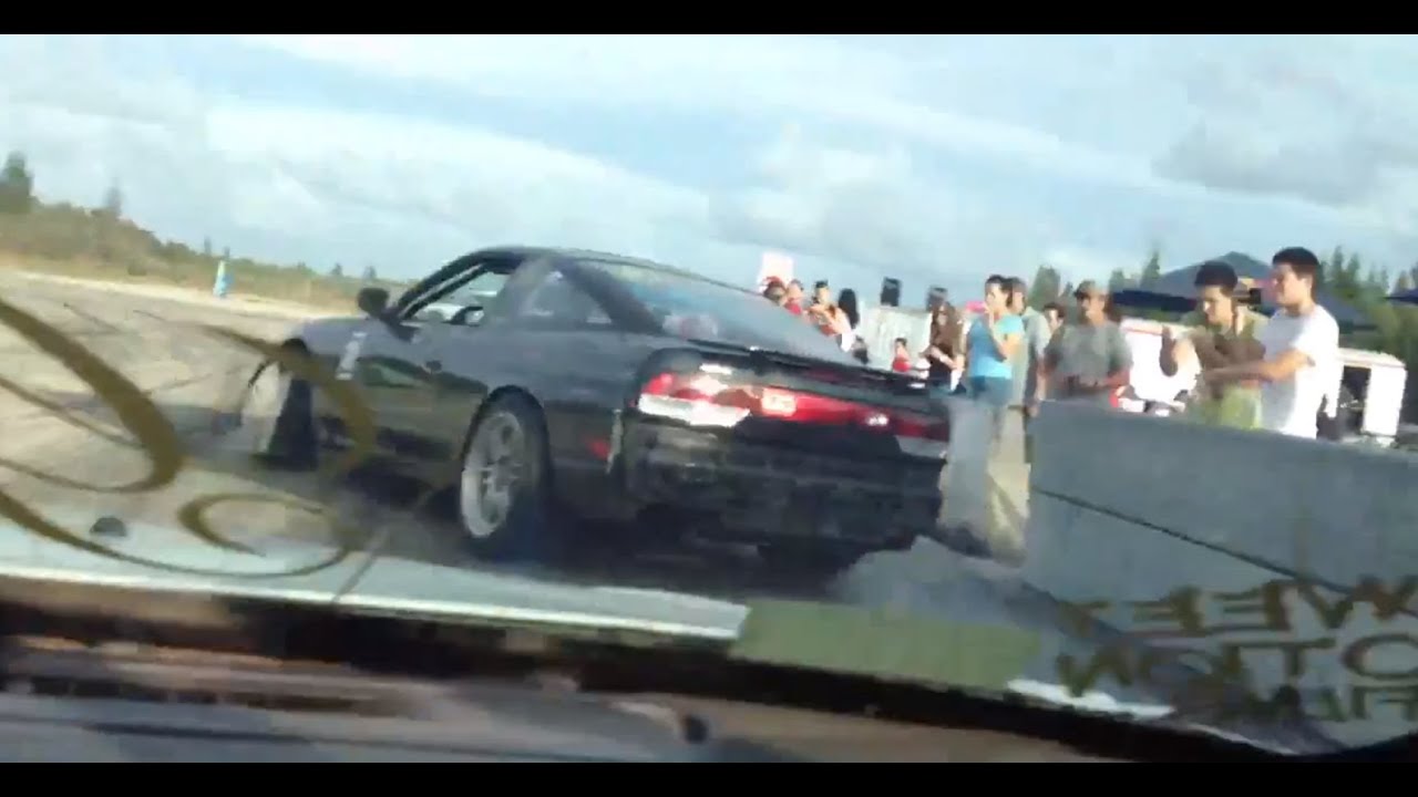 rb25 powered s14 vs 2jz powered s13 drift - YouTube