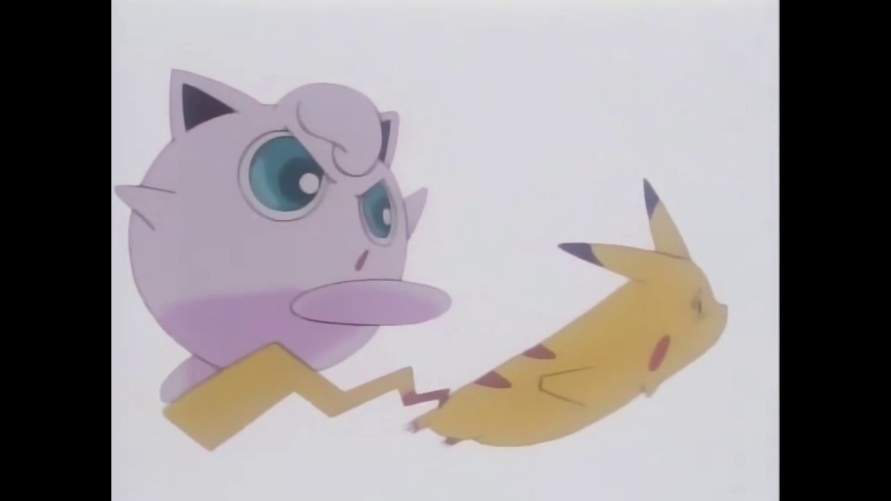 Jigglypuff kicks Pikachu - YouTube