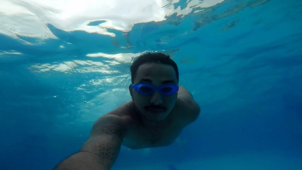 Swimming Underwater with GoPro Hero 5 (City flash Thimi, Bhaktapur ...