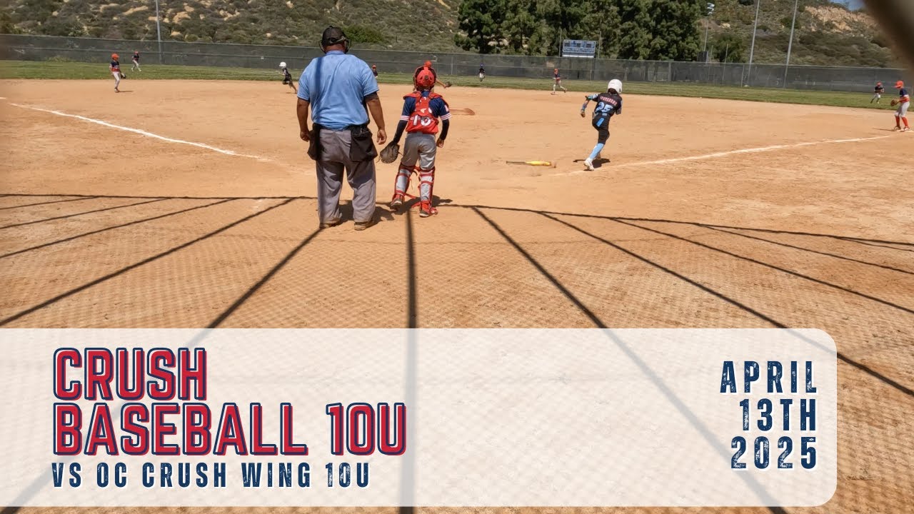 4-13-25 | Crush 10U vs OC Crush Wing 10U - YouTube