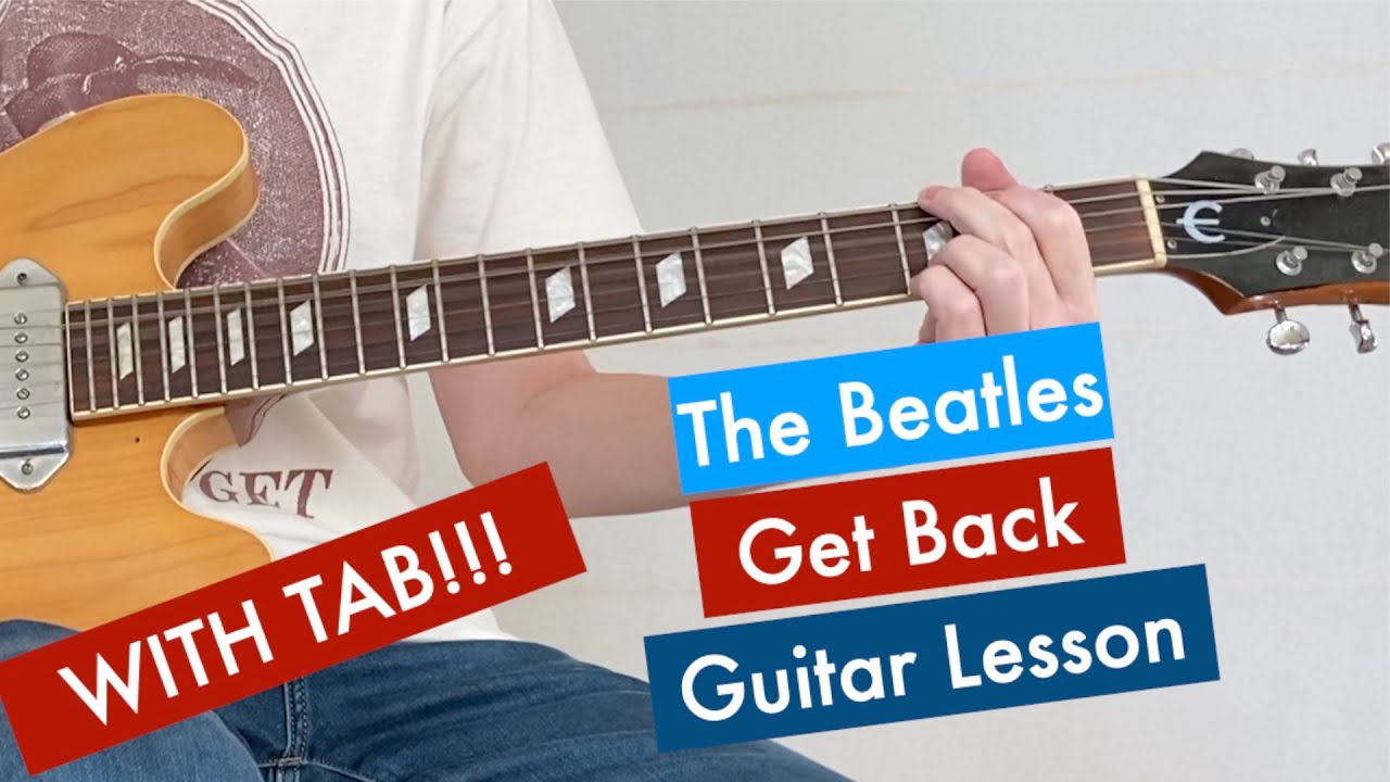 Get Back The Beatles Guitar Lesson - YouTube
