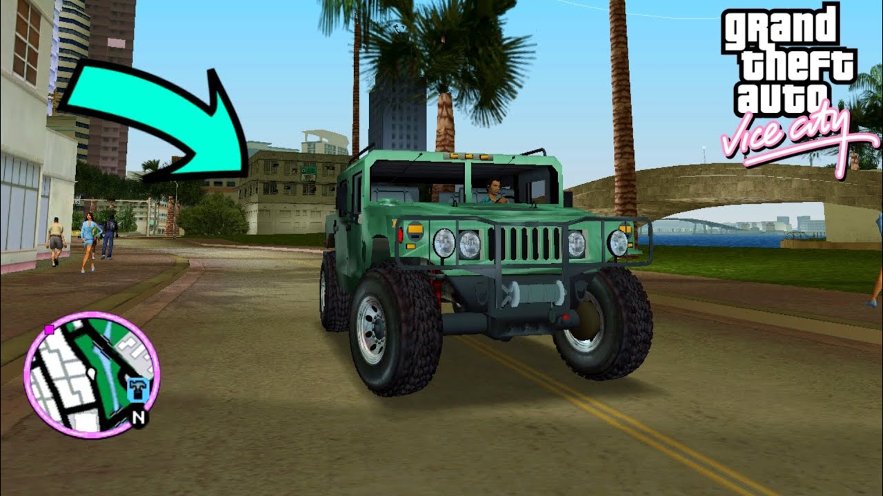 GTA Vice City Army Jeep Gameplay | Best Hummer 4x4 Jeep In GTA Vice ...