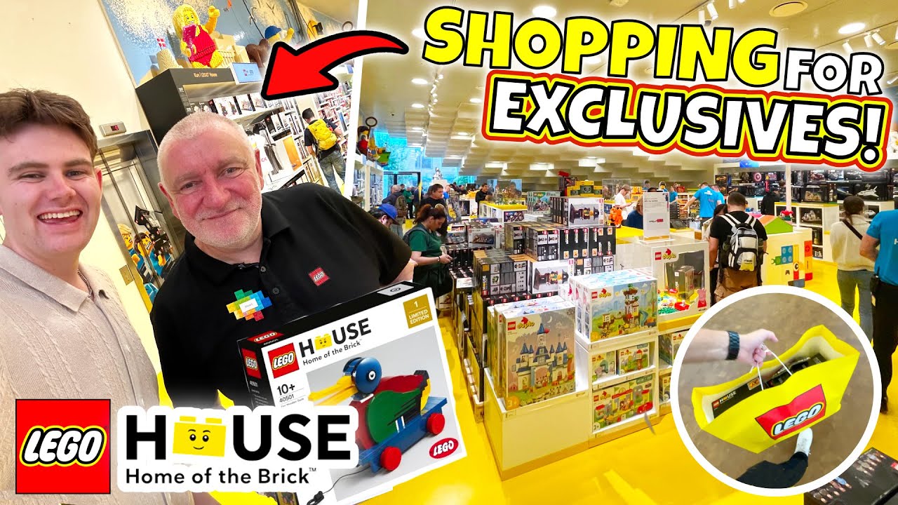 Shopping for EXCLUSIVE LEGO Sets at the LEGO House Store in Billund ...