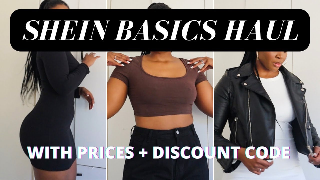 QUICK BASICS SHEIN HAUL WITH PRICES + DISCOUNT CODE! LOVED EVERY ITEM😍😍 ...