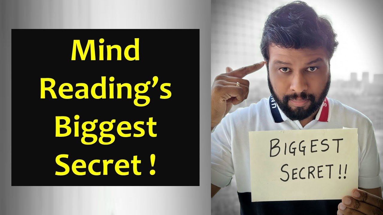 Mind Reading Biggest Secret ! Mind reading trick | Learn Magic ...