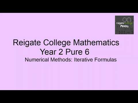 Numerical Methods: Iterative Formulas - YouTube