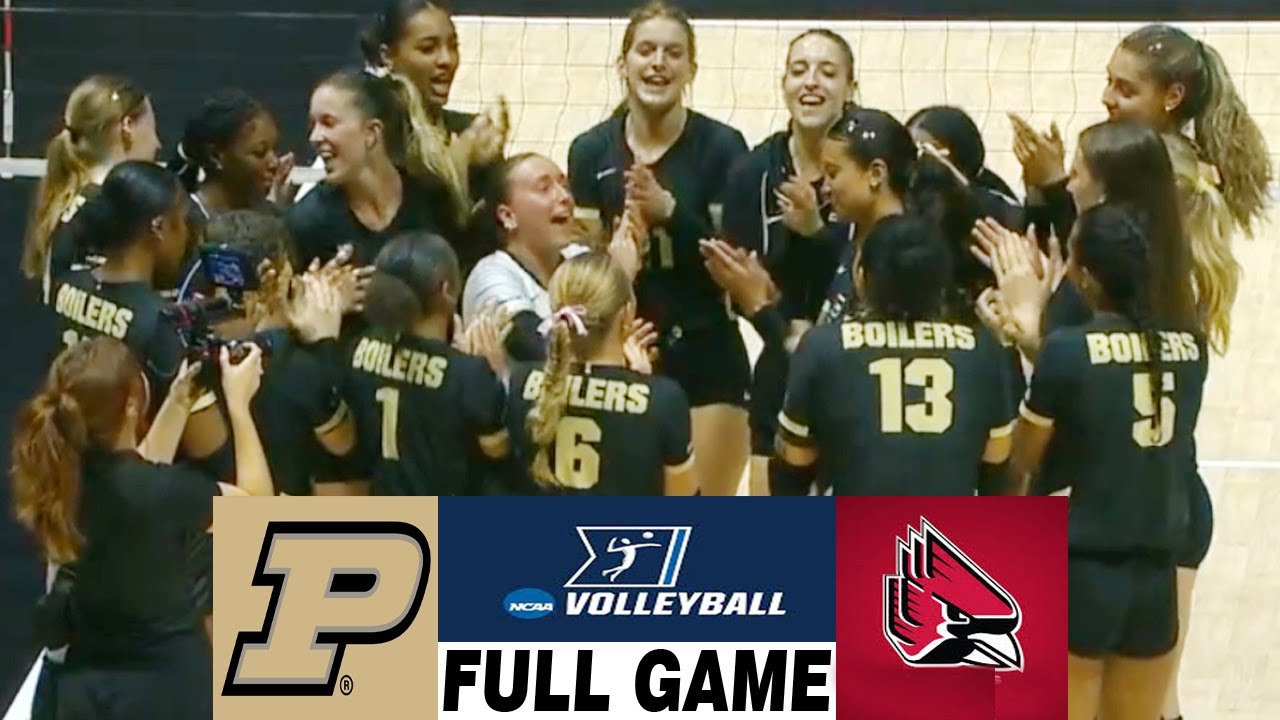 Purdue vs Ball State Full Game Women's College Volleyball 2025 - YouTube