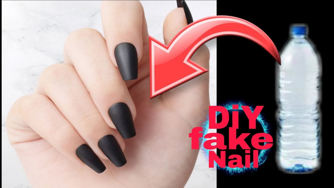 How to Make Fake Nails that Look Real with Plastic 2025 | DIY Strong ...