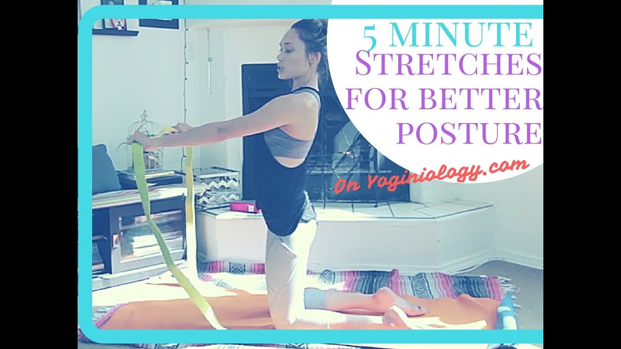 Stretches Using a Yoga Strap for Posture, Increasing Flexibility and ...