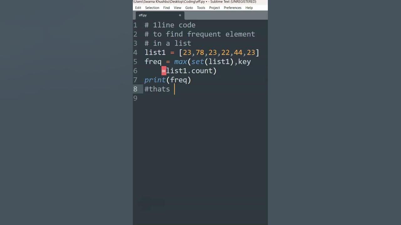 Python Trick Efficient Code 1 Line Code Python Is Amazing Coding Codingmadeeasy Python