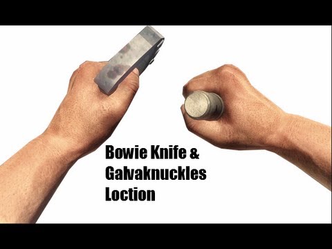 Black Ops II - Bowie Knife & Galvaknuckles Loction - YouTube