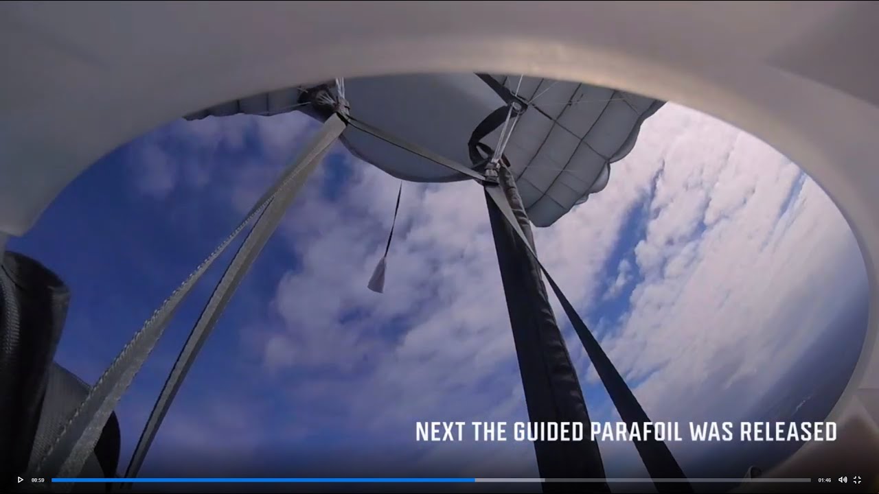 SpaceWorks STV-2 Mission - Precision Landing Re-entry Capsule - YouTube