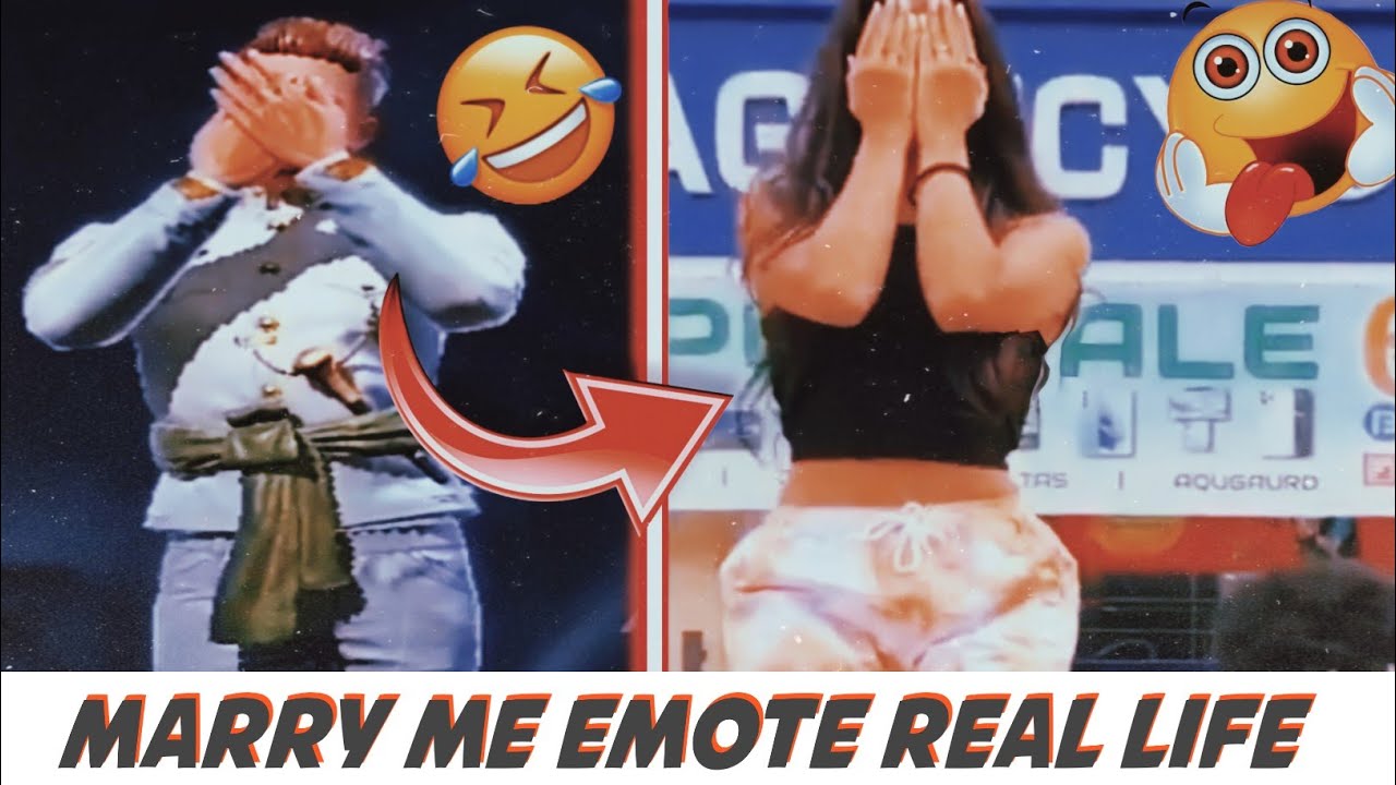 New Marry Me 🥰 Emote In Real Life🤣🤣Free Fire⚡ - YouTube