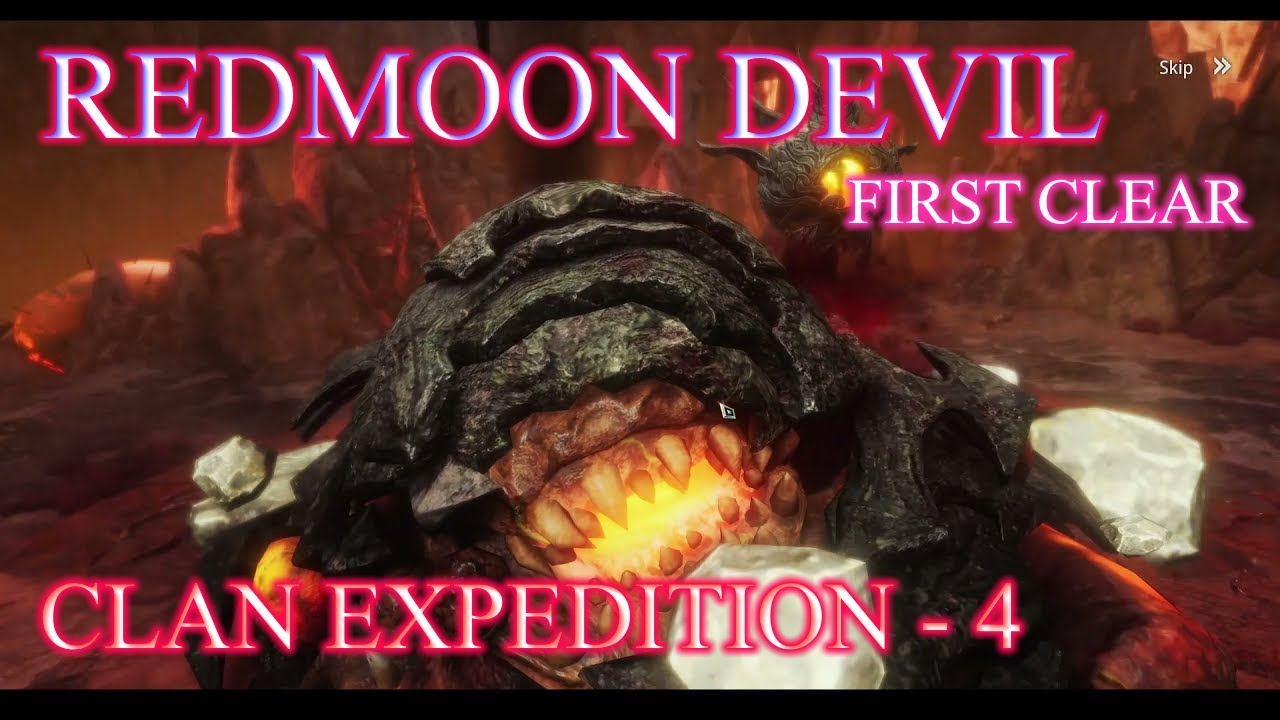 MColeen TV | MIR4: Clan Expedition 4 (Redmoon Devil) First Clear - YouTube