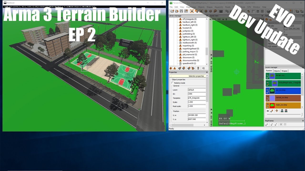 Arma 3 Terrain Builder | EVO's New Map [EVO Park & EVO Apartment's] Part 2 - YouTube