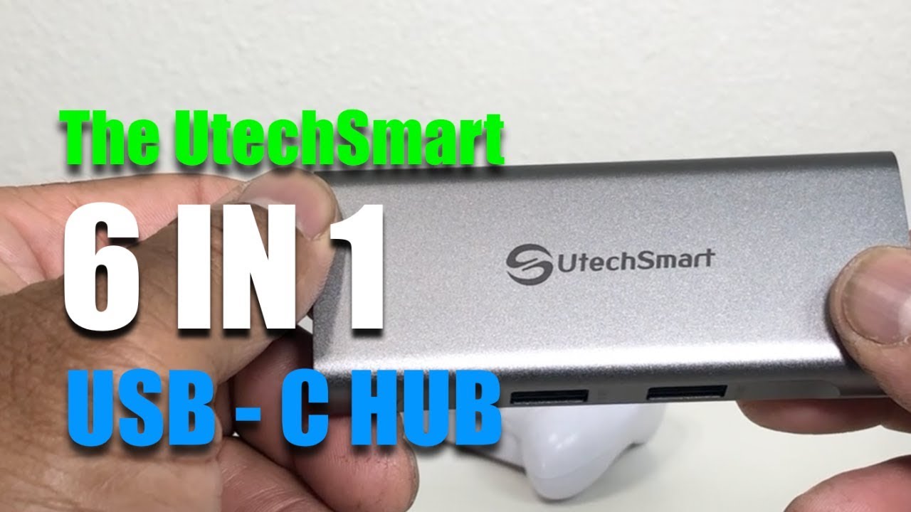 THE UTECHSMART 6 IN 1 USB C HUB - YouTube