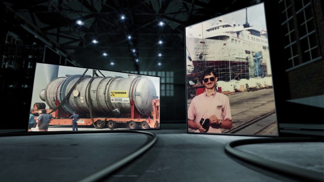 DB Schenker - LED Screen Animation - YouTube