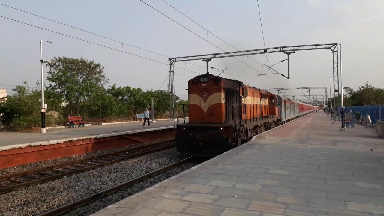 Jaipur Express(02731) Special Train from Hyderabad to Jaipur - YouTube