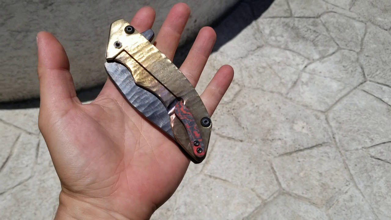 DX2 Custom lefty .25 Fatty Knife - alien knives davoworks aliengage ...