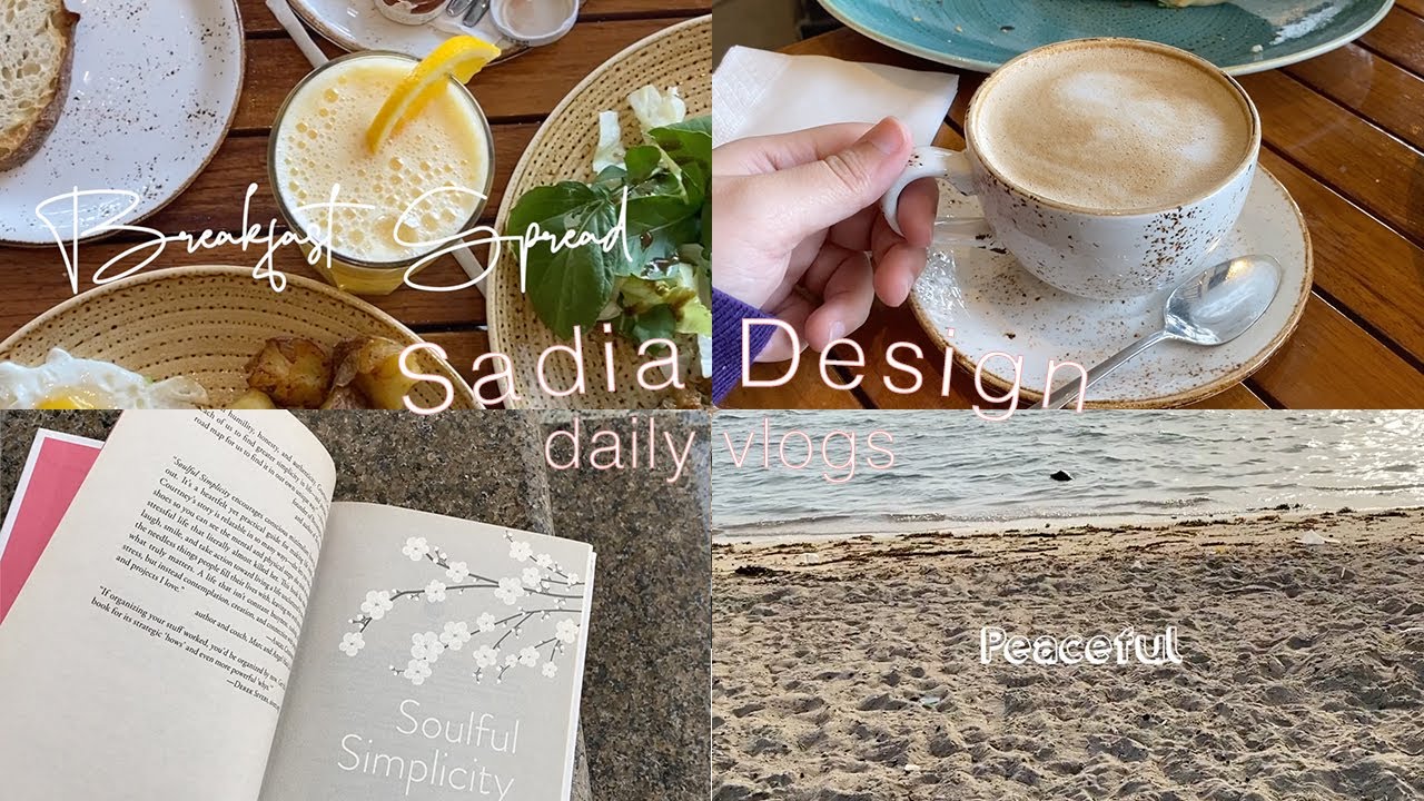 Daily Vlog 2 Beach Day Breakfast Kimchi Tea Time روتيني الصباحي