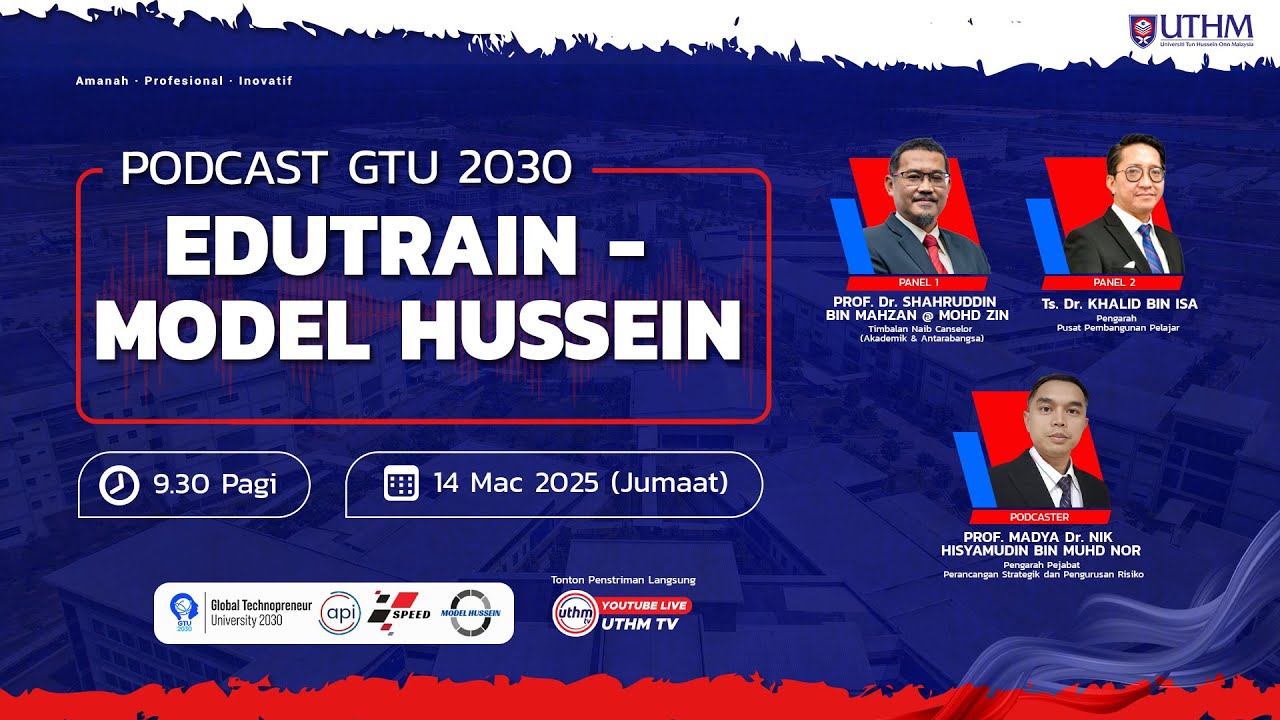 PODCAST GTU 2030 EDUTRAIN - MODEL HUSSEIN - YouTube