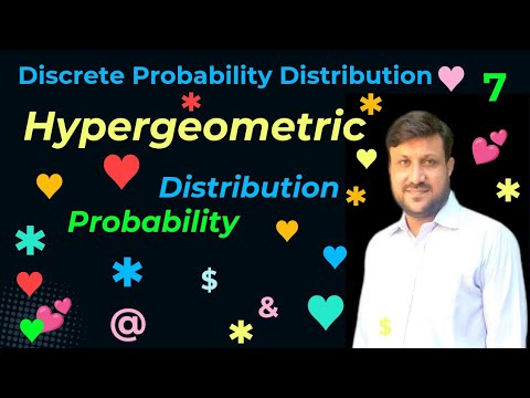 Hyper geometric Experiment | Hyper geometric Probability Distribution ...
