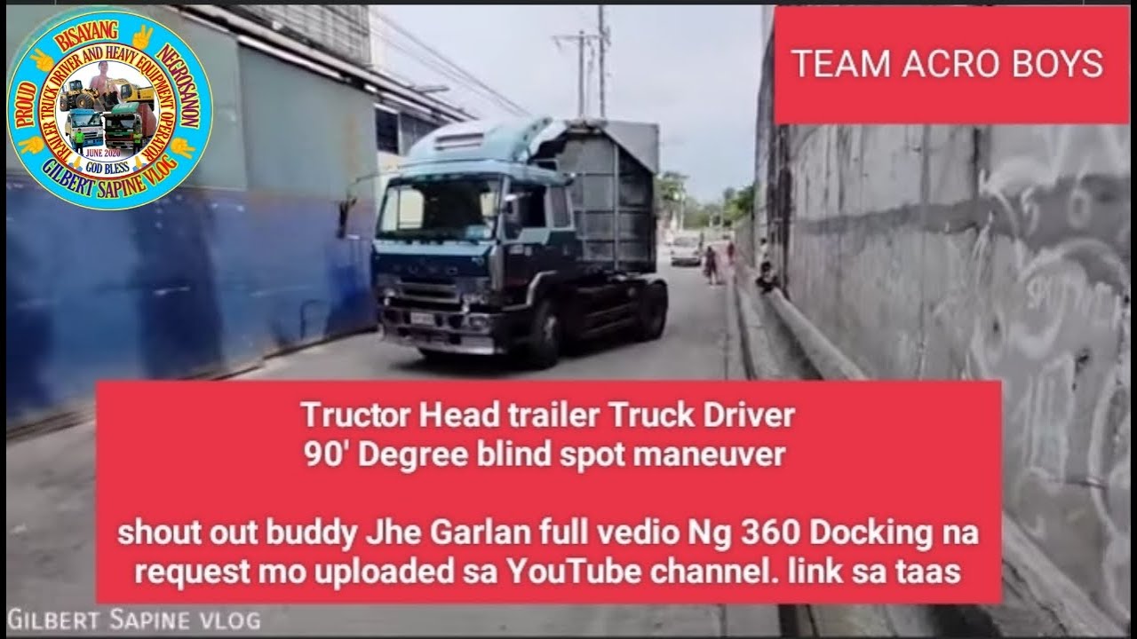 360° Docking and 45' degrees blind spot side maneuver Tructor Head ...