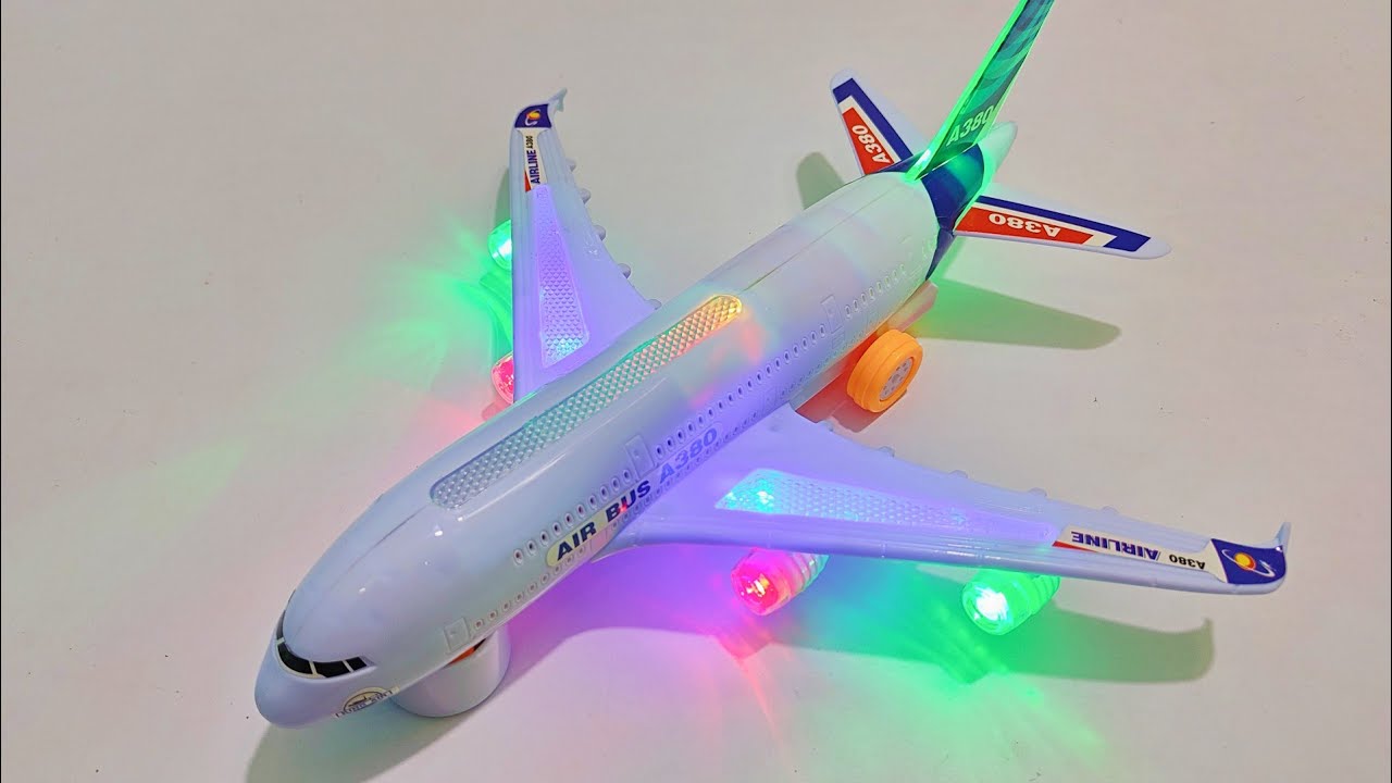 3D Lights Airbus A380 Unboxing - YouTube
