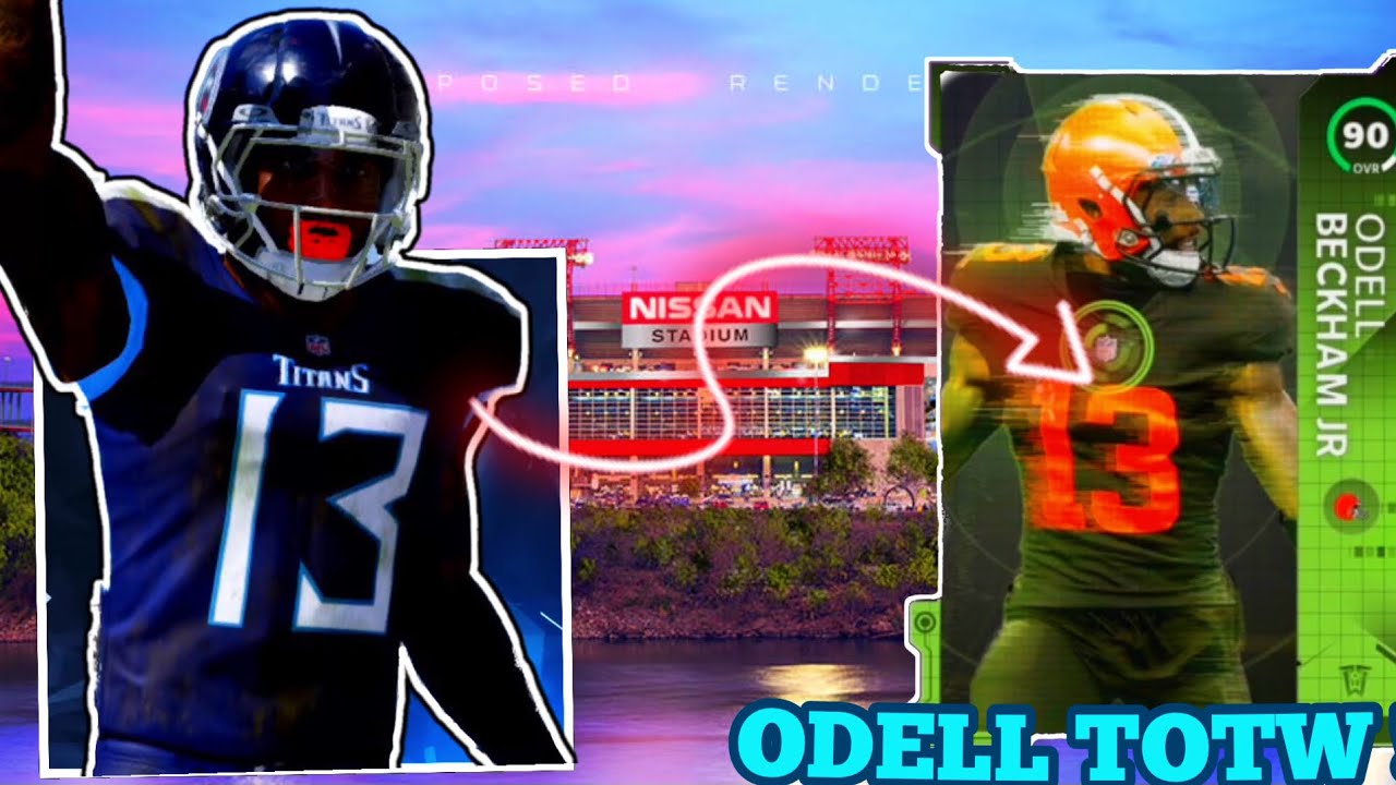 ODELL JOINS THE TITANS THEME TEAM ‼️‼️ OBJ TOTW MADDEN 21 GAMEPLAY ...