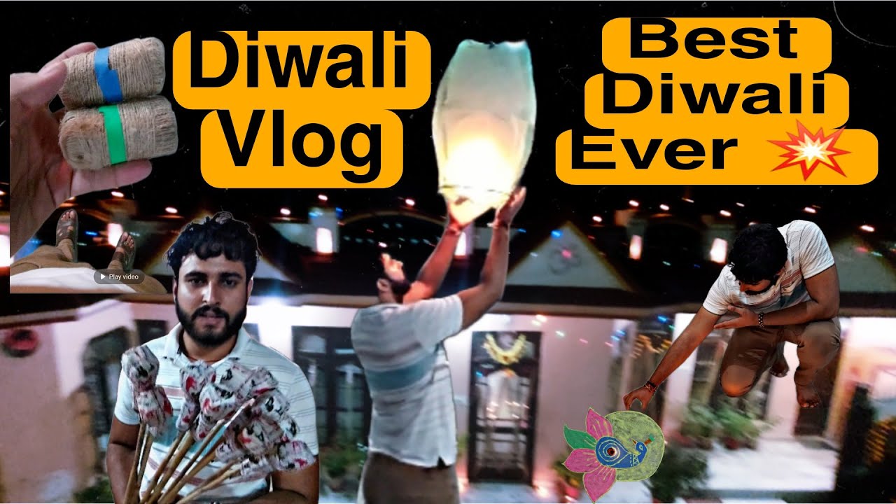 Diwali vlog 2022 Video , Grand Diwali Celebration , Hulk Bomb ...