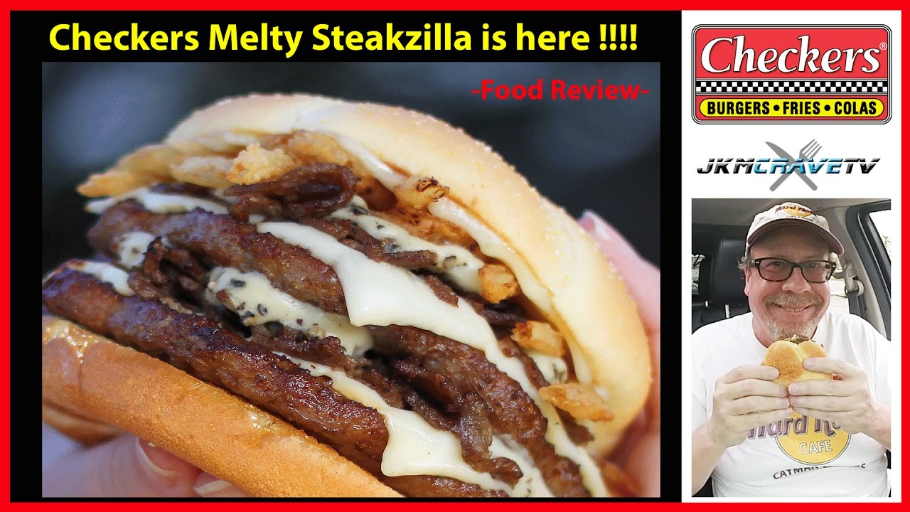 Checker's Melty Steakzilla Review | JKMCraveTV - YouTube