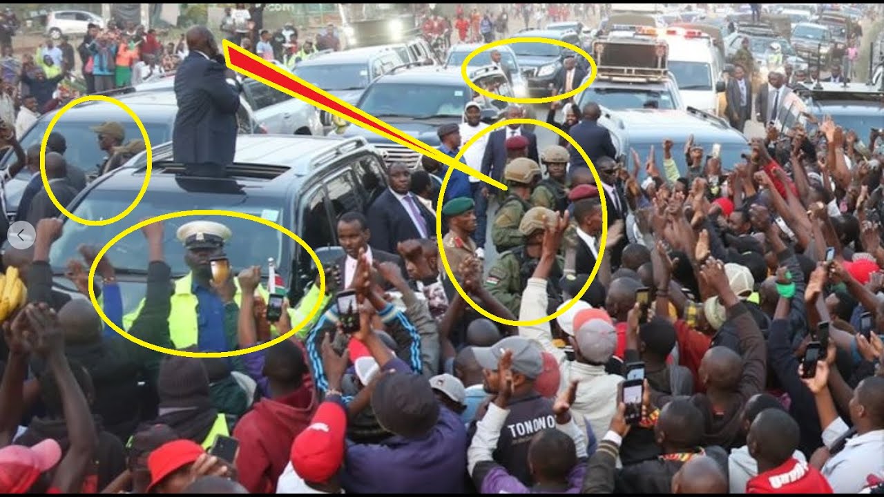 PRESIDENT RUTO SECURITY SI YA KUCHEZA NAYO,,,,A CONTIGENT OF YOUNG ...