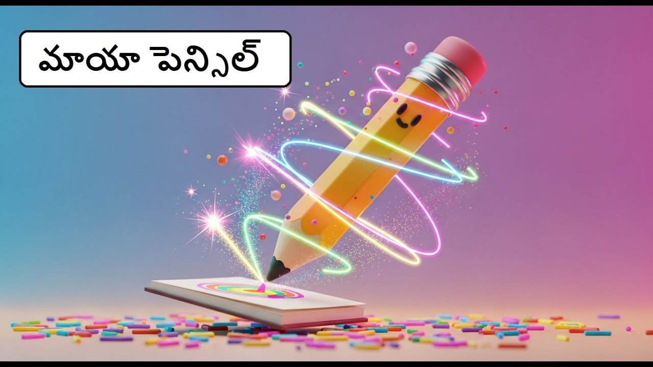 Magic Pencil Telugu | telugu stories | Telugu Kathalu | telugu moral ...