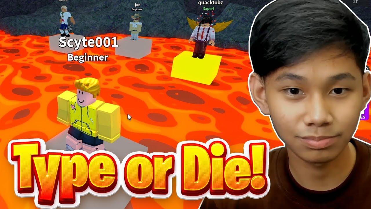 TYPE OR DIE CHALLENGE IN ROBLOX! | MY FIRST GAME IN ROBLOX 🥰 - YouTube