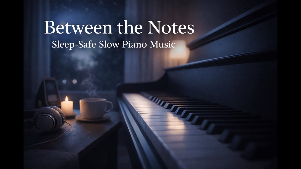 Between the Notes. Sleep safe slow piano music. #DeepSleepMusic# ...