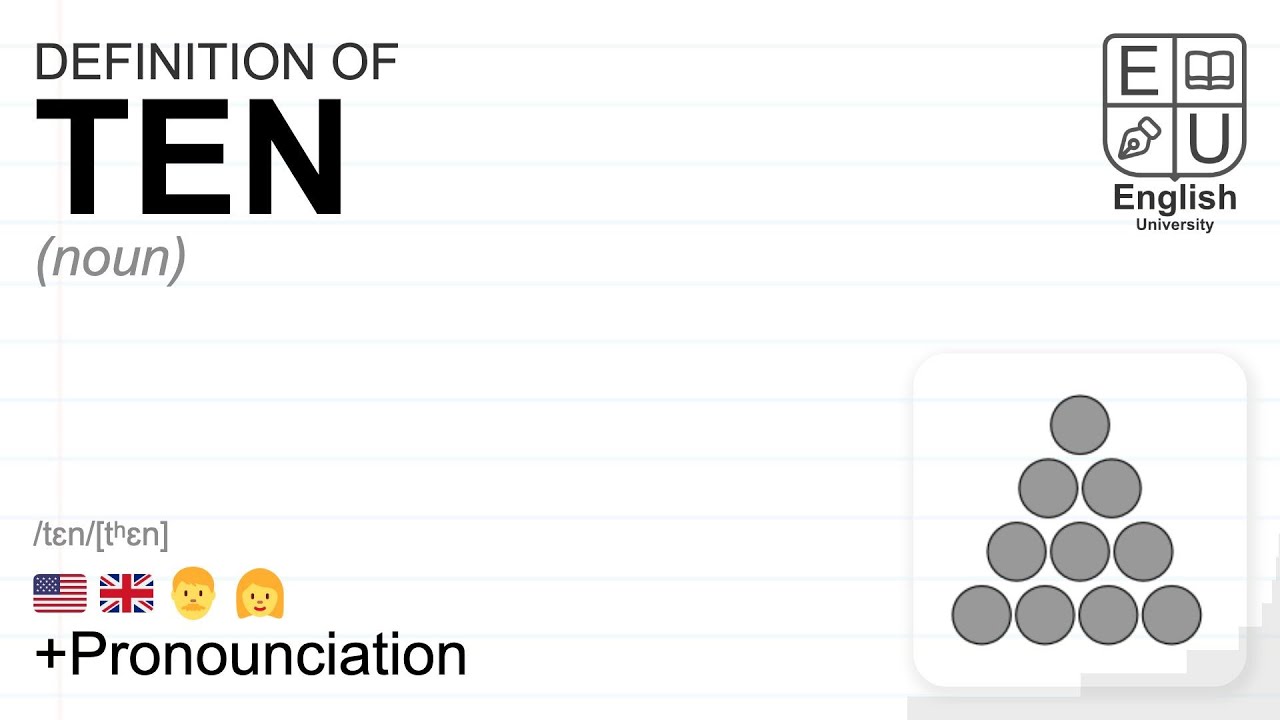 TEN meaning, definition & pronunciation | What is TEN? | How to say TEN ...