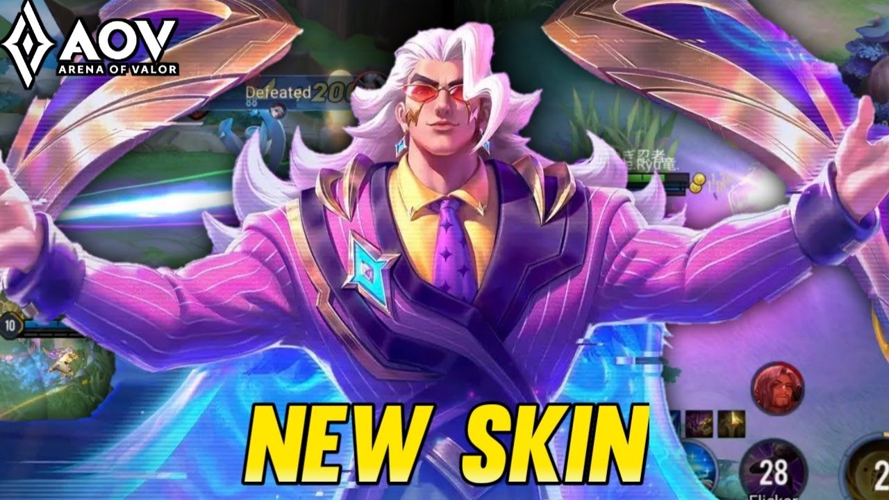 AOV : DIRAK GAMEPLAY | NEW SKIN DIRAK INFINITY CEO - ARENA OF VALOR ...