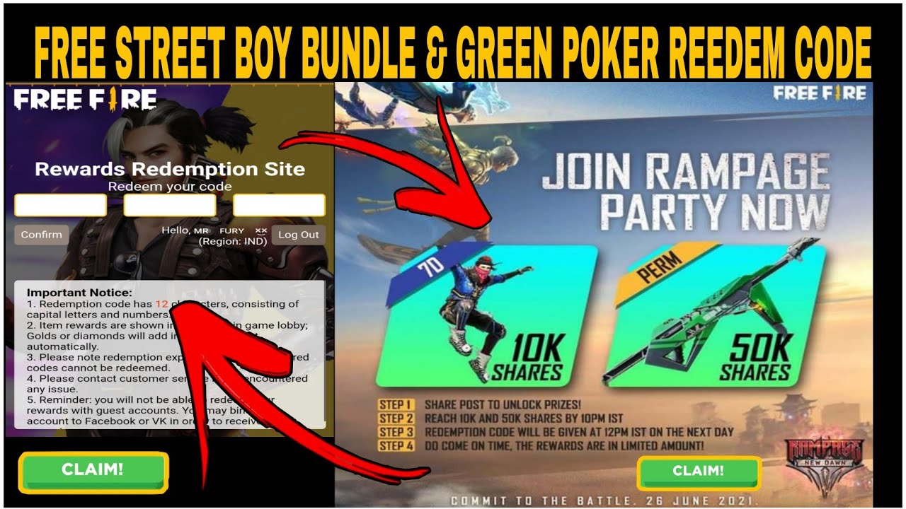 FREE STREET BOY BUNDLE & GREEN POKER #MAGESHGAMINGYT #M13TAMILTECH ...