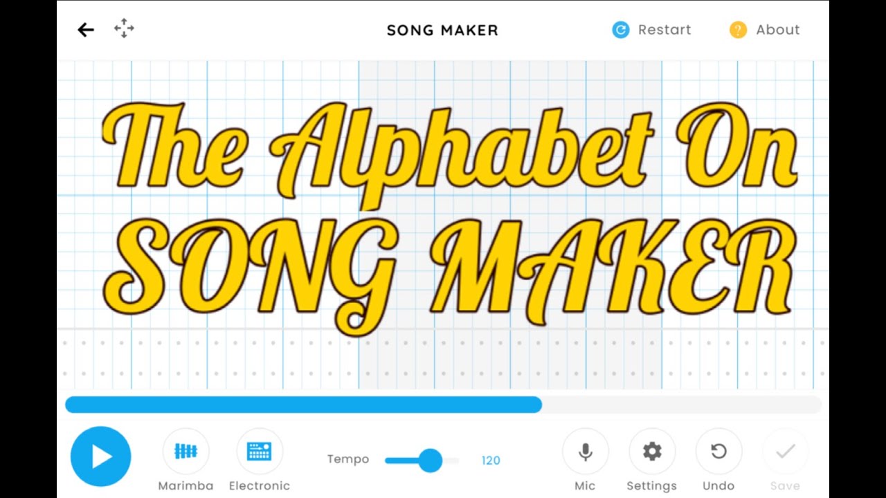 Song Maker Music #4: The Alphabet On Song Maker — MusicWithSalam - YouTube