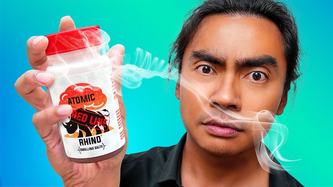 I TRIED SMELLING SALTS CHALLENGE!!! - YouTube
