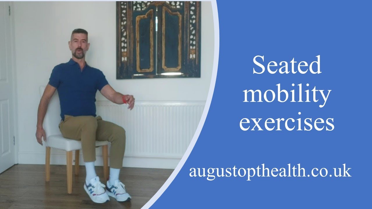 Seated mobility exercises, suitable for all adults - YouTube