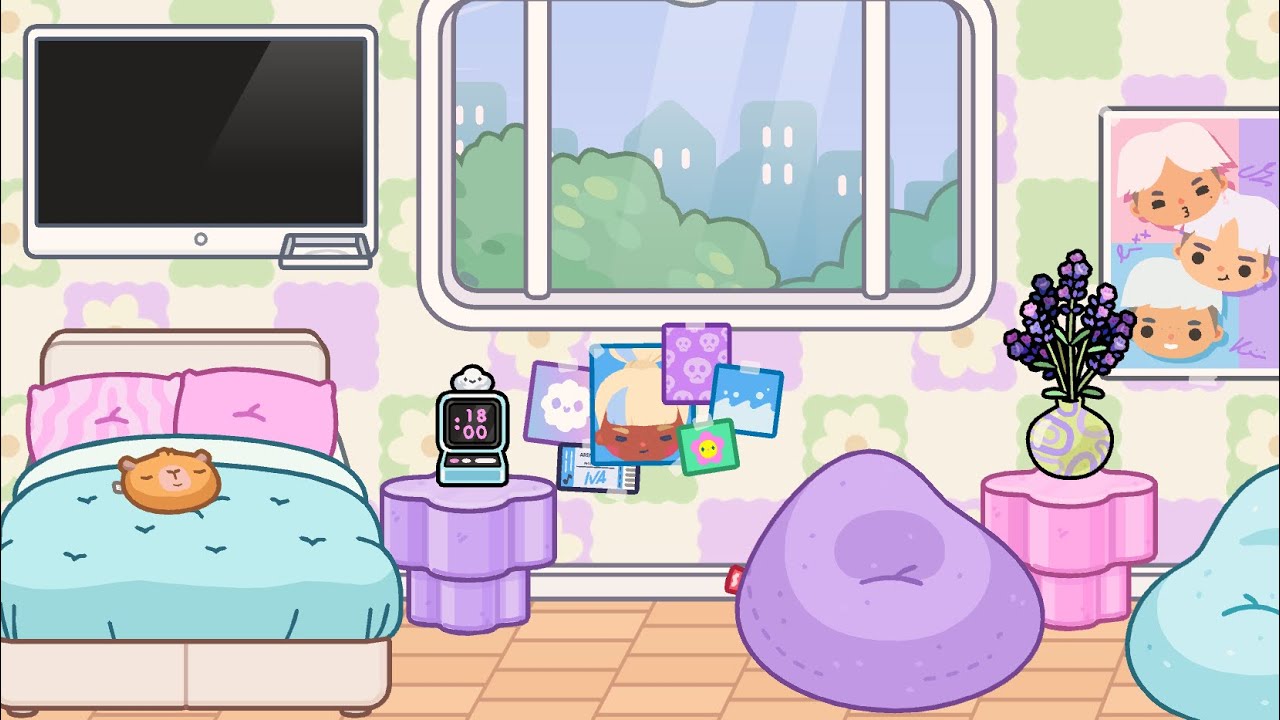 Preppy Bedrooms in Toca Life World!!!! - YouTube