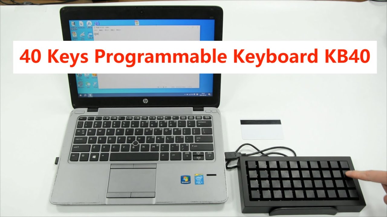 Powerful 40 Keys POS Programmable Keyboard | KB40 - YouTube