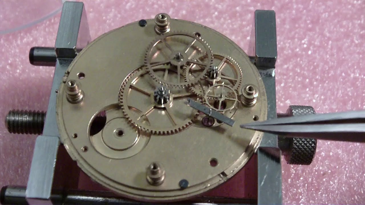How I assemble a pocket watch, Illinois Watch Co., Currier - YouTube
