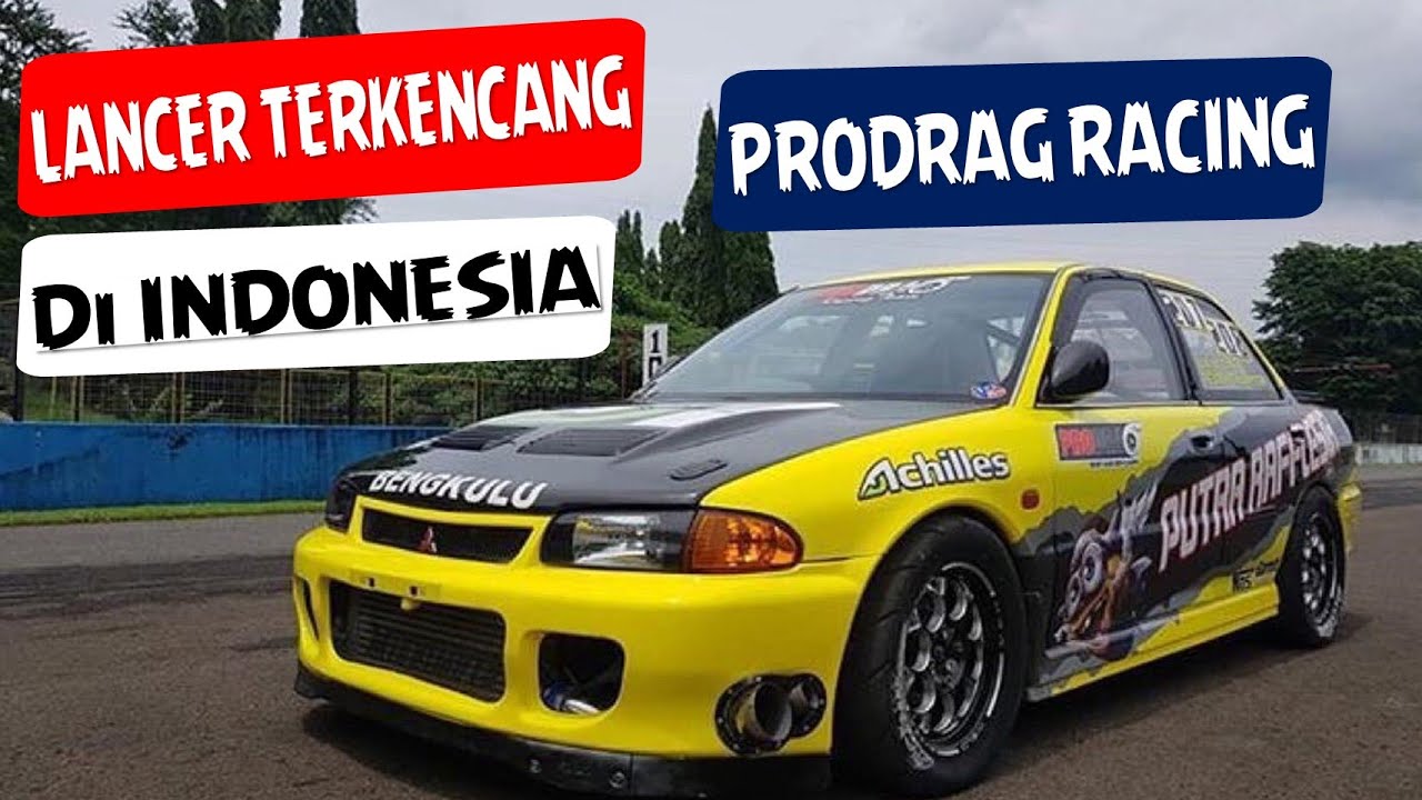 MOBIL LANCER DRAG RACE TERKENCANG DI INDONESIA - YouTube